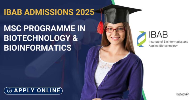 IBAB MSc Programme in Biotechnology & Bioinformatics Admission