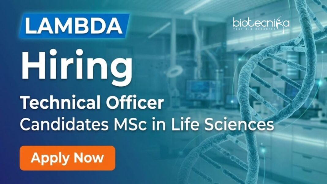 Life Science Jobs: Lambda is Hiring - Apply Now